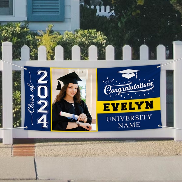 Vinyl Graduation Banner - Etsy