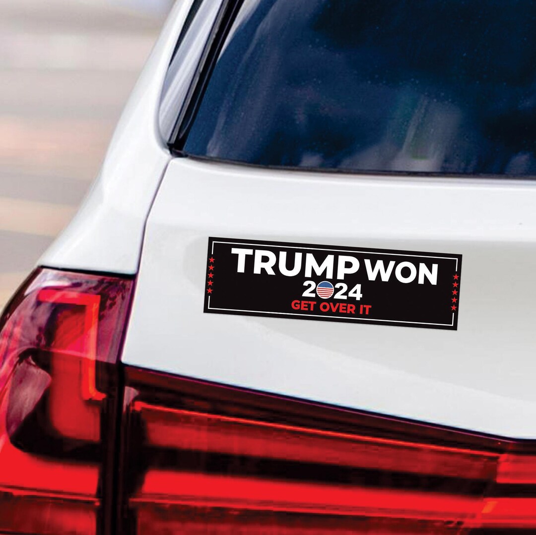 Trump Won Get Over It 2024 Magnet, Trump 45-47 MAGA Magnet, Jesus is My ...