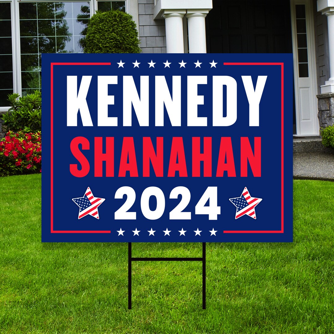 Kennedy Shanahan 2024 Yard Sign Robert F. Kennedy Jr. for President ...