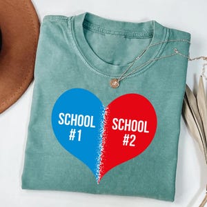 Custom House Divided Shirt, Personalized Two Sports Team Shirt ...