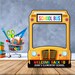 Personalized Selfie Frame, School Bus Photo Selfie Frame, Back to ...