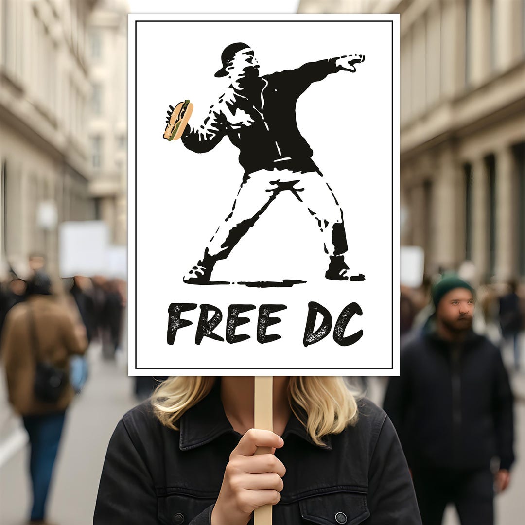 Free DC Resist Protest Sign, Anti-trump, No Kings Protest, Political ...