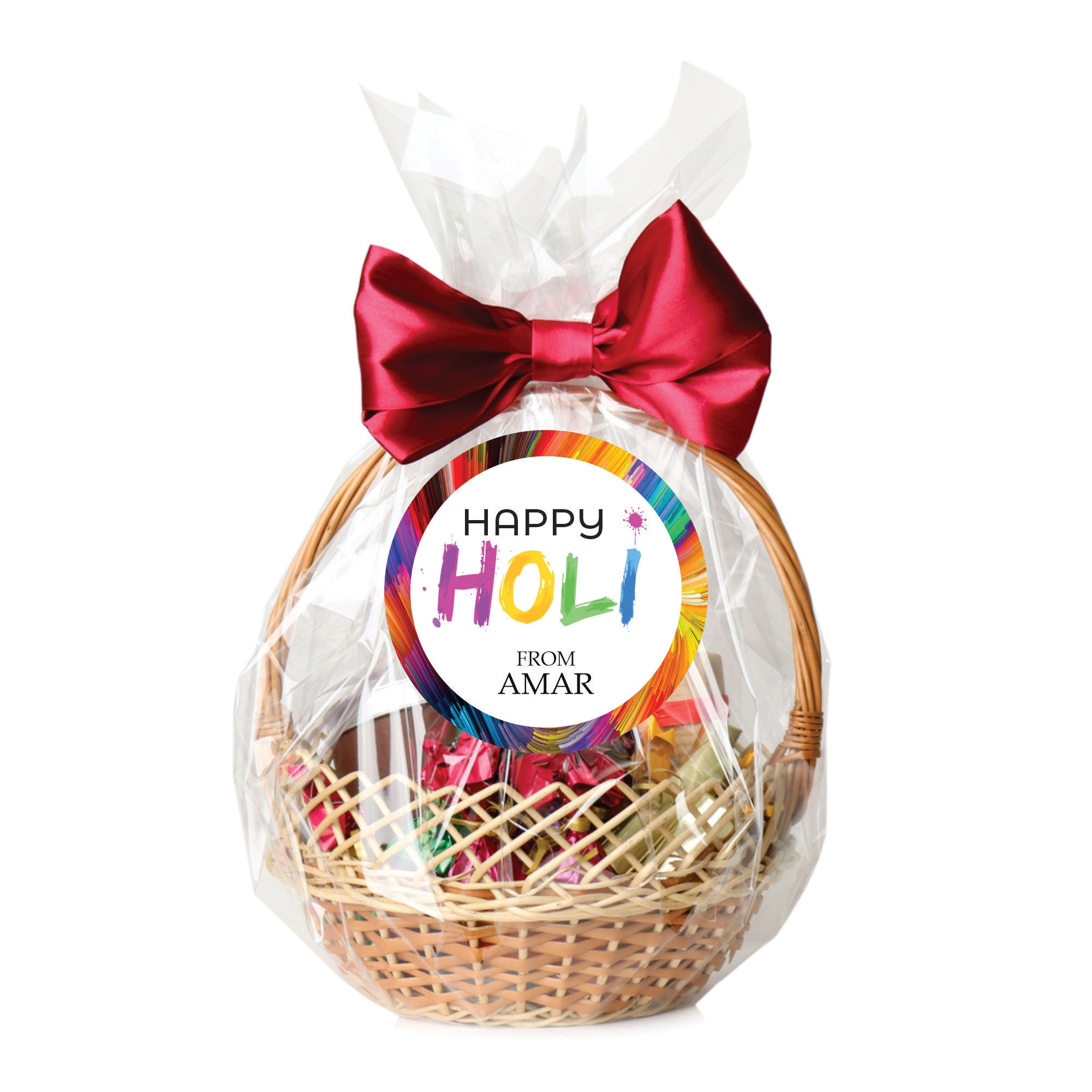 Personalized Happy Holi Stickers Custom Hindu Spring - Etsy