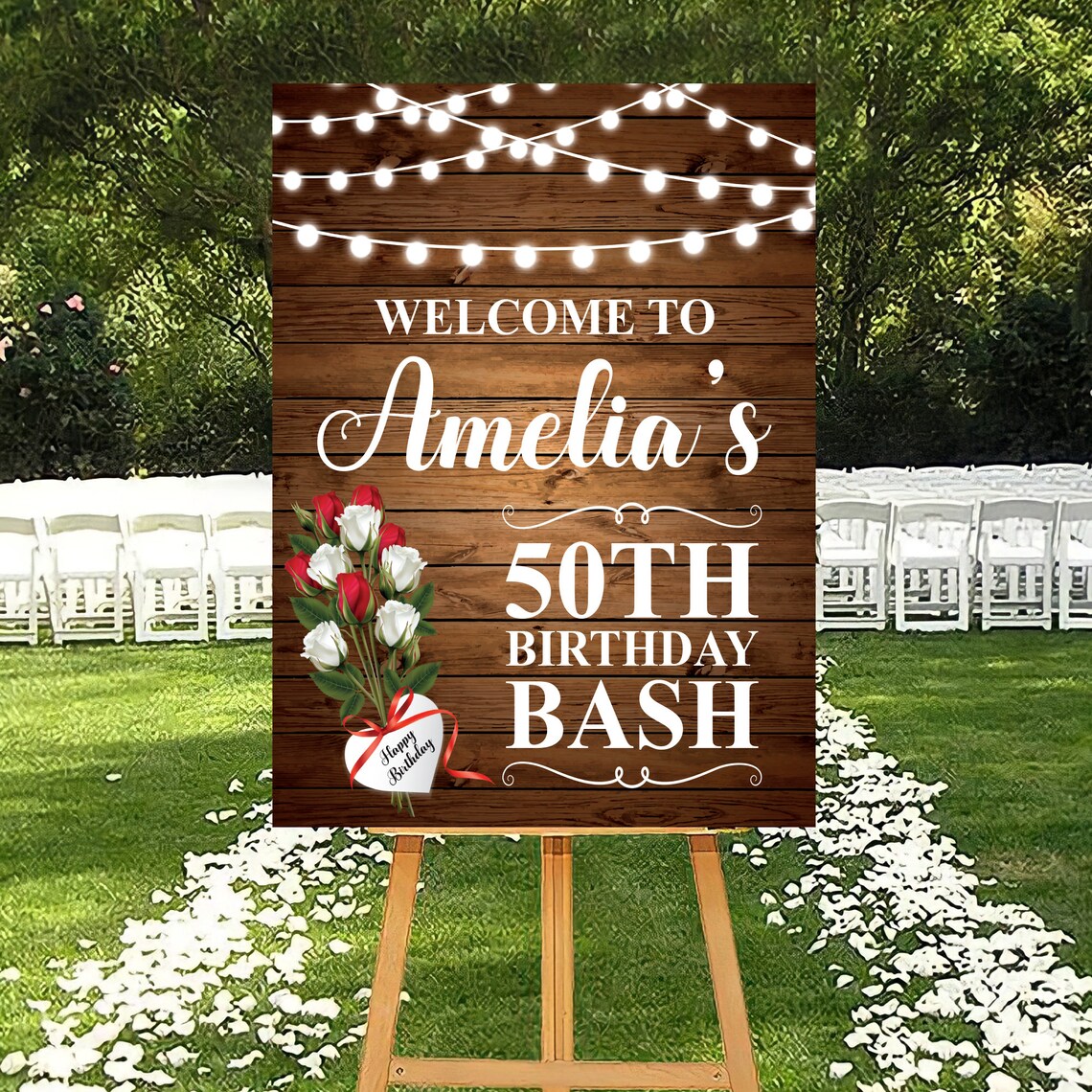 Custom Birthday Foam Board Poster Sign Birthday Event Custom - Etsy