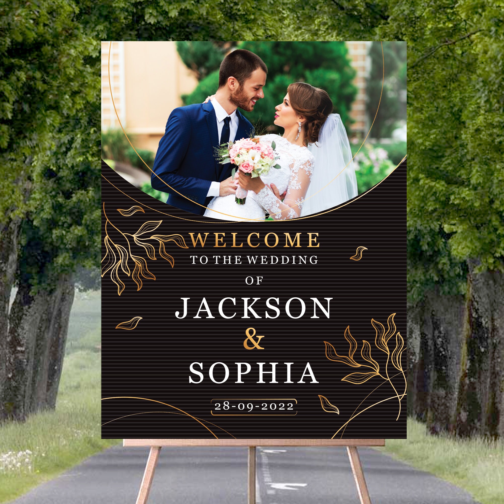 Custom Wedding Foam Board Poster Sign, Wedding & Event Custom Printing ...