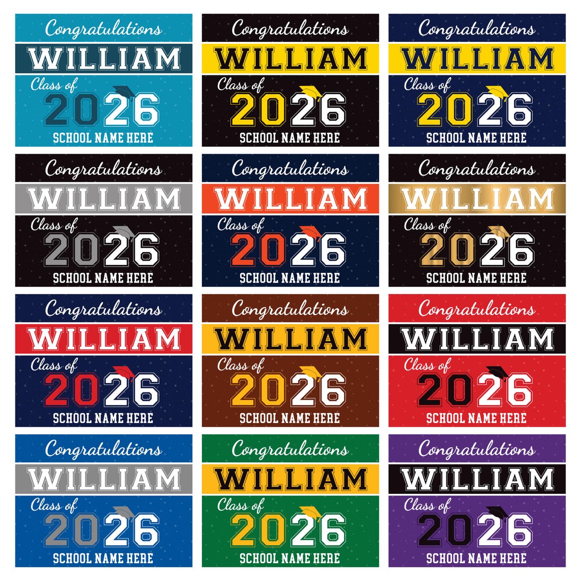 Personalized Graduation Senior Yard Sign 2026, Senior Grad Sign, Class ...