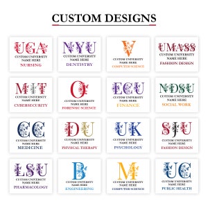 Custom University T-shirt, Personalized School Unisex Long Sleeve Shirt ...