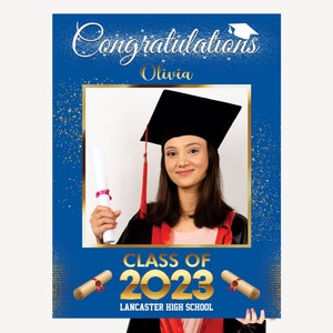 Personalized Graduation 2023 Selfie Frame, Class of 2023 Selfie Frame ...