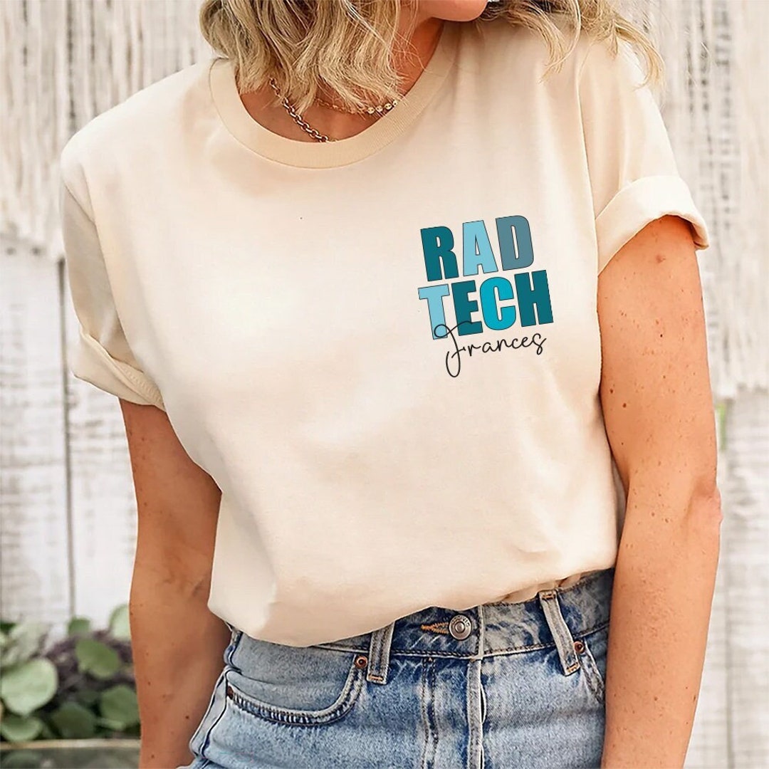 Personalized RAD Tech T-shirt, Custom RAD Tech Shirt, Graduation Tee ...