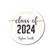 Personalized Graduation 2024 Stickers, Custom Class of 2024 Stickers ...