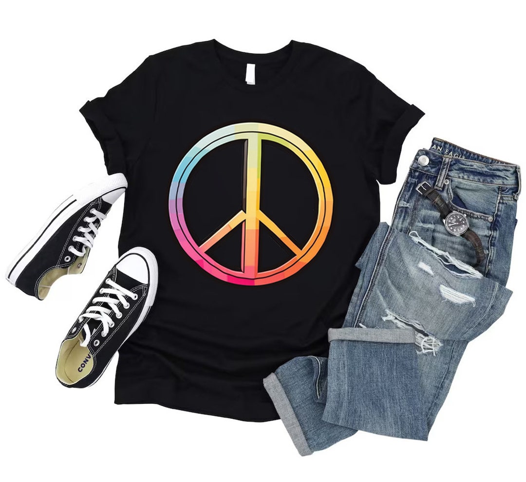 Peace Symbol Shirt, Peace Lover Shirt, Peace Sign Shirt, Unisex Peace T ...