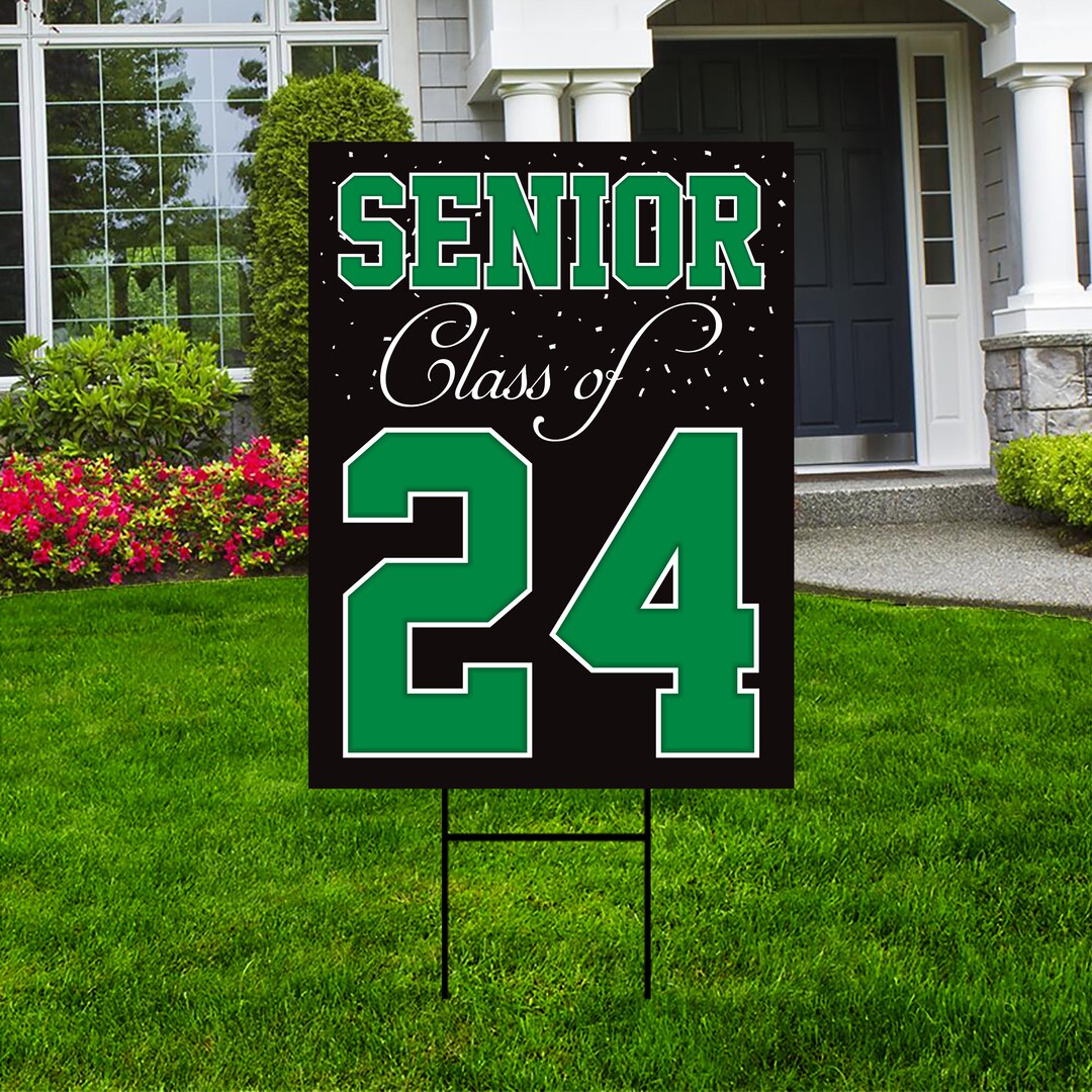 Senior Graduation Yard Sign 2024 Coroplast Grad Sign, Class of 2024 ...