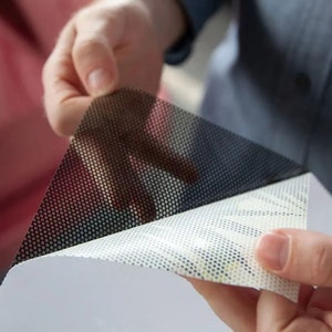 Custom Window Perforated Vinyl Decal Sticker, One Way Vision See ...