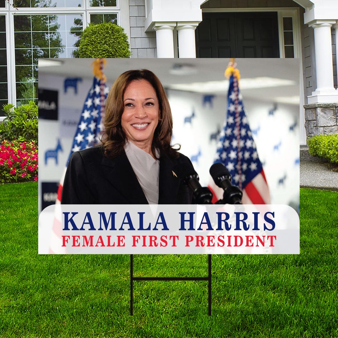 Kamala Harris 2024 Yard Sign Coroplast Kamala Harris para el presidente ...