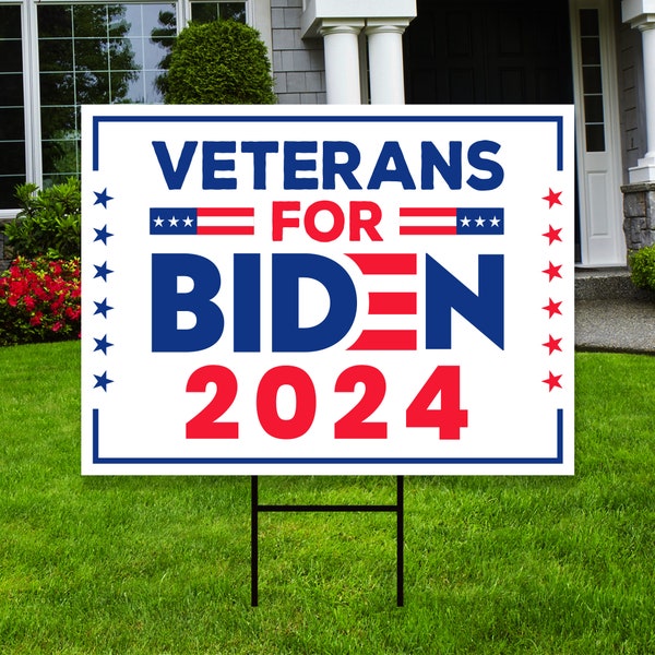 Veterans for Biden Yard Signs - Etsy