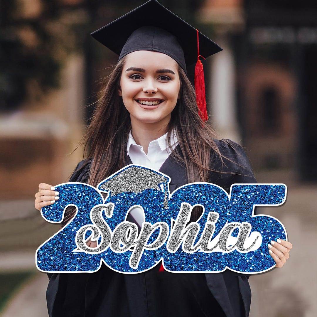 Personalized 2025 Graduation Sign, PVC Custom Name Senior Graduation ...