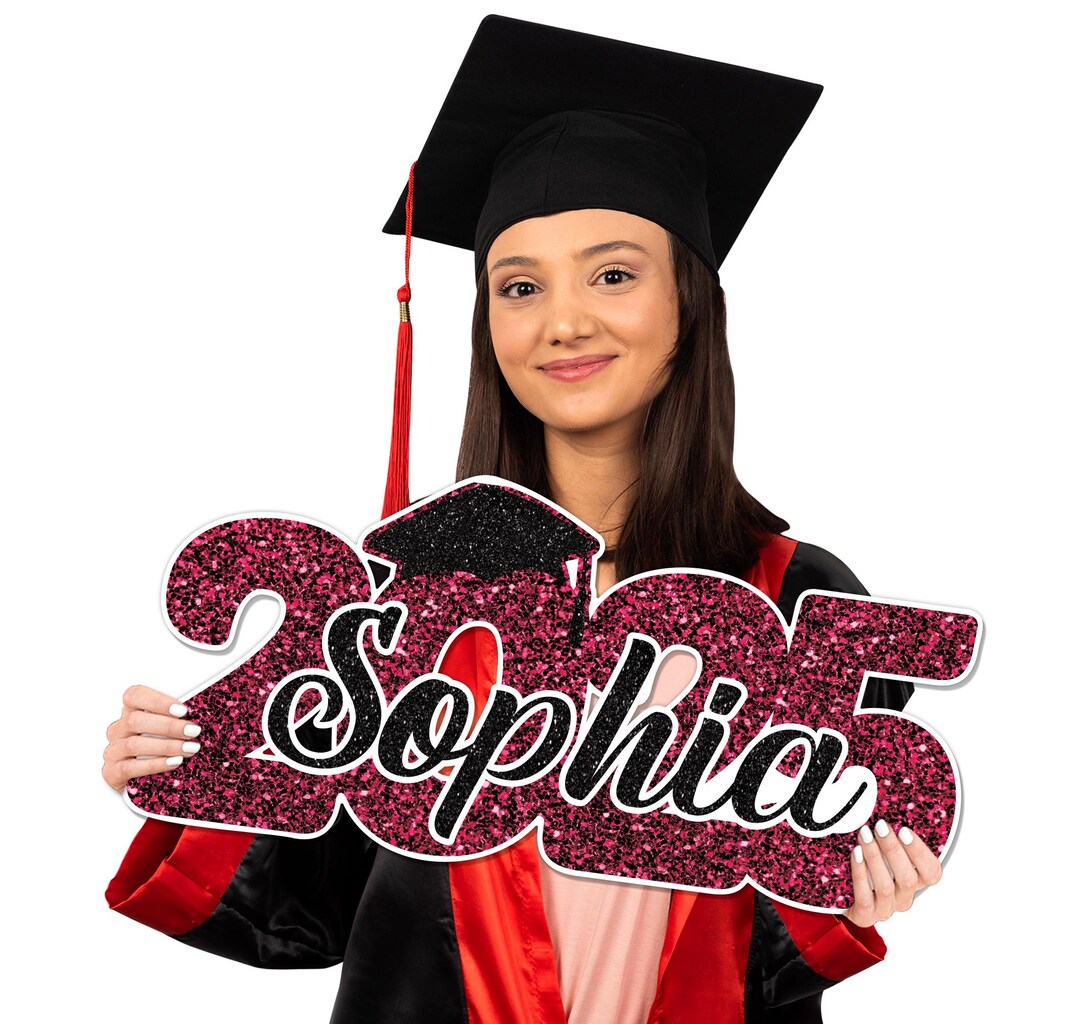 Personalized 2025 Graduation Sign, PVC Custom Name Senior Graduation ...