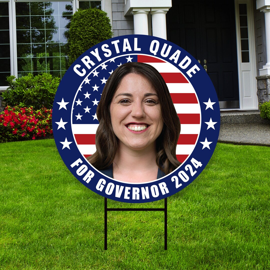 Crystal Quade for Missouri Governor Yard Sign Coroplast 2024 Governor ...