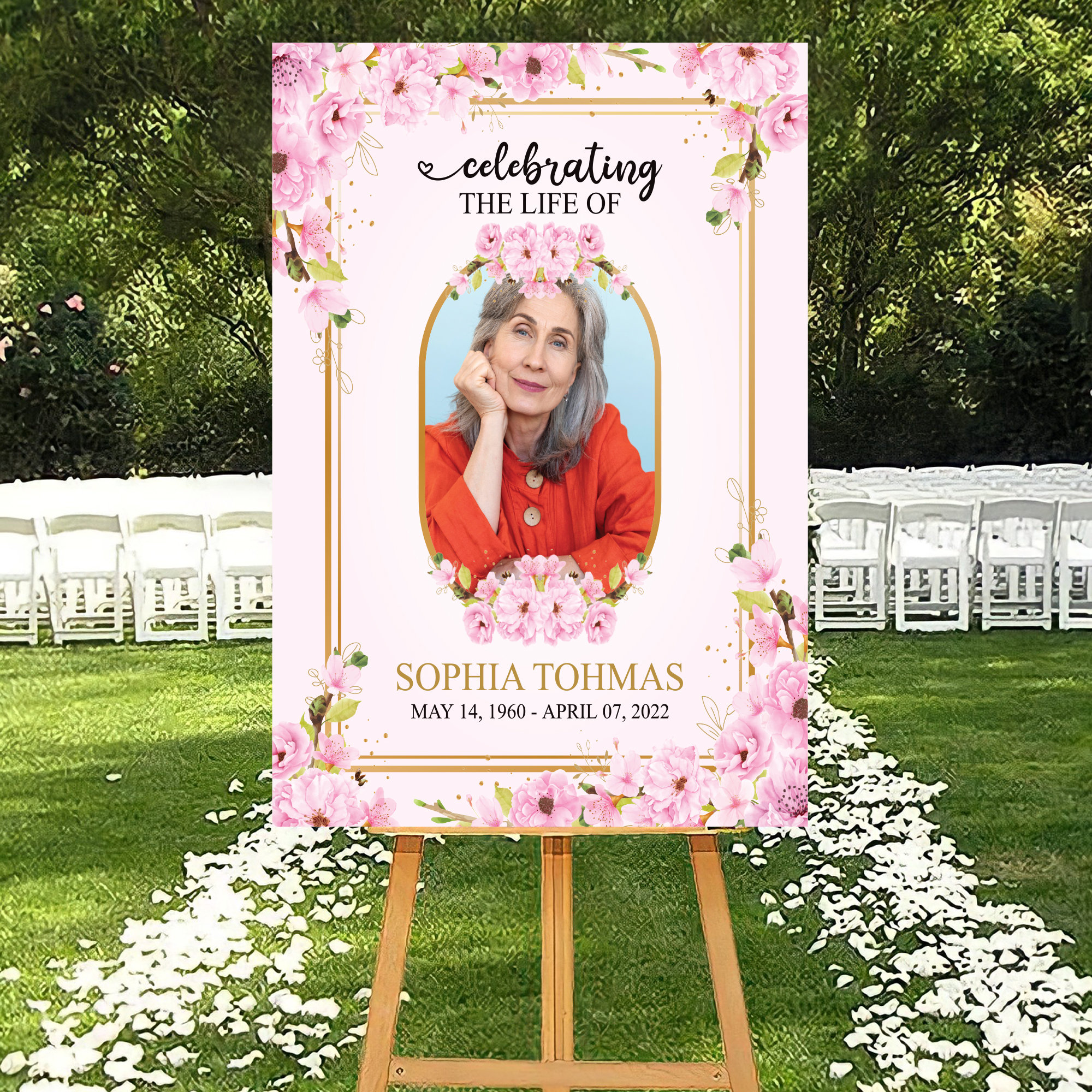 Custom Funeral Foam Board Poster Sign Funeral & Event Custom - Etsy