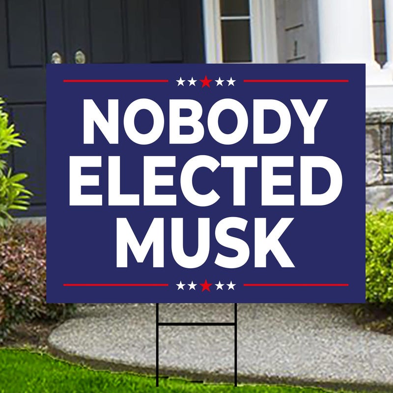 Elon Musk Protest Signs - Etsy