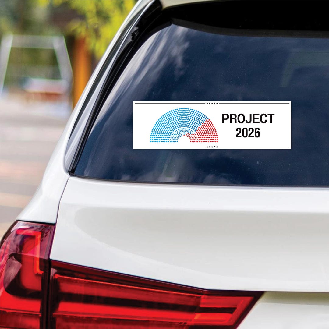 Project 2026 Protest Vinyl Sticker, No Kings in America, Anti-trump ...