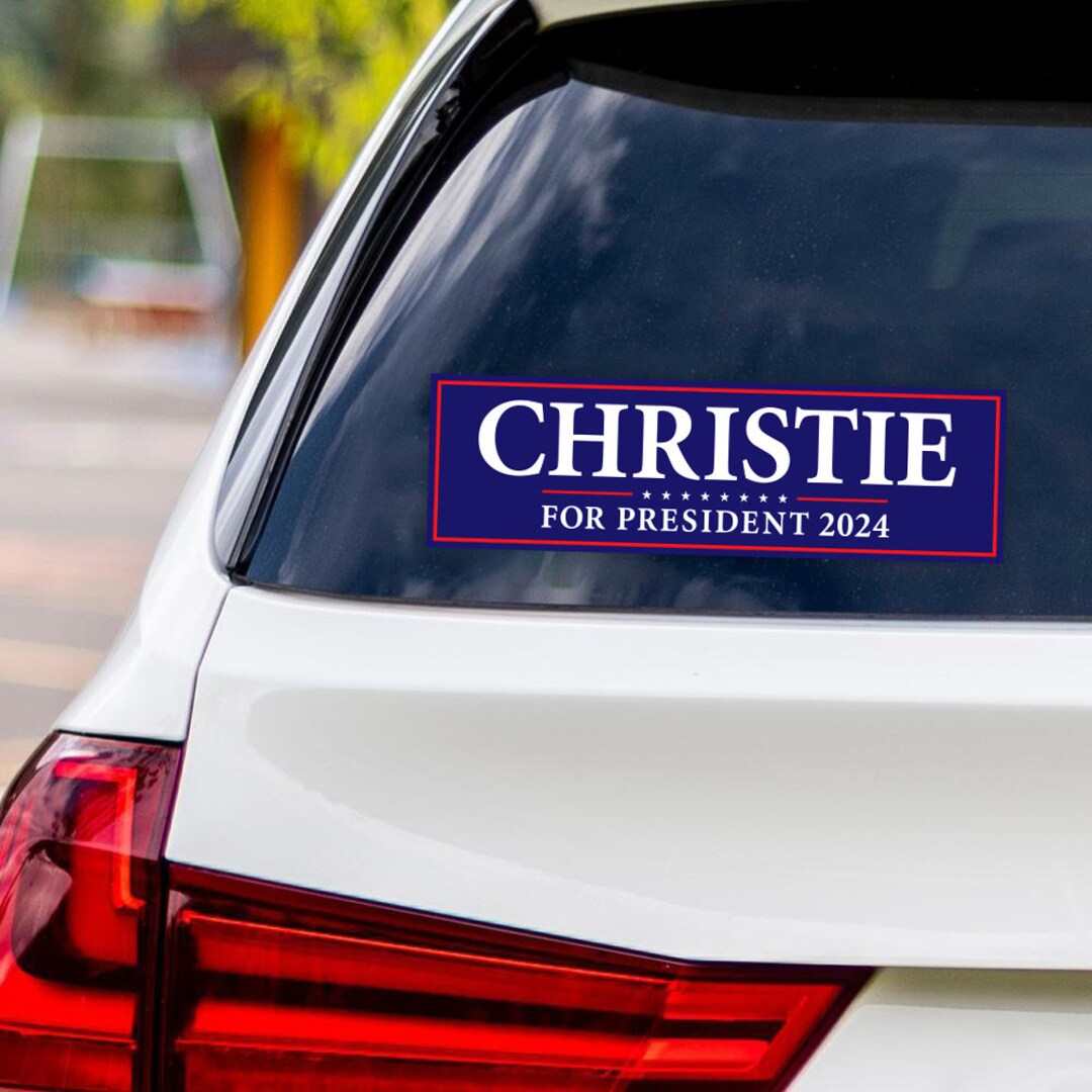 Chris Christie 2024 Sticker Vinyl Decal, Chris Christie for President ...