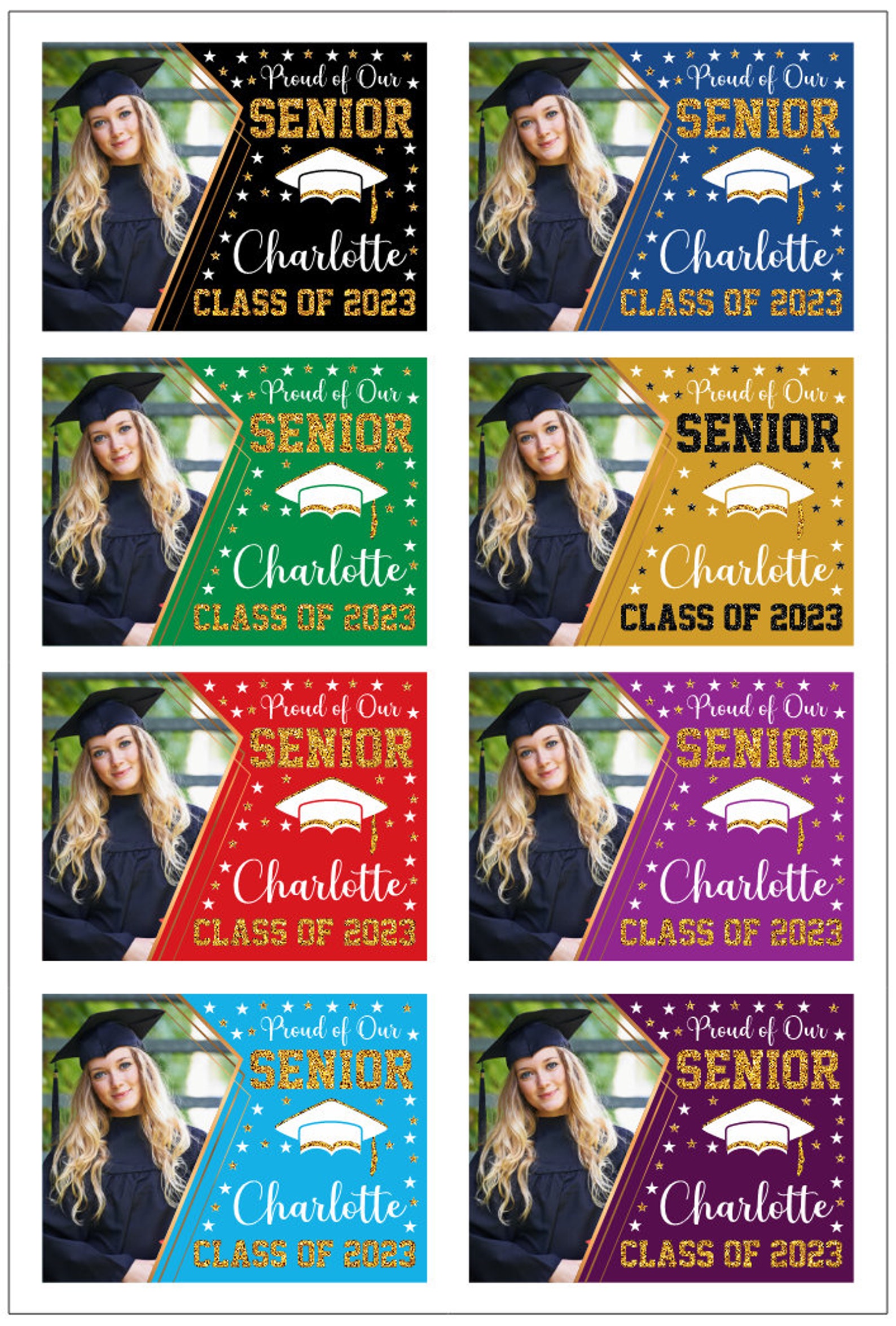 Personalized Graduation Yard Sign 2023 With Photo 2023 Senior - Etsy