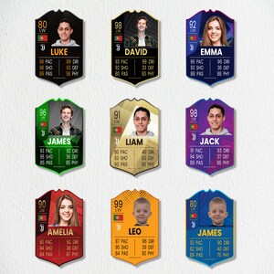 Personalized Soccer TOTY FUT Card, Player Card, Real Size Soccer ...