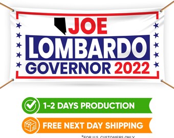 Joe Lombardo Banner - Etsy