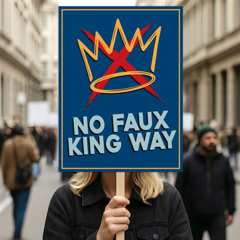 Printable No Kings Signs - Etsy