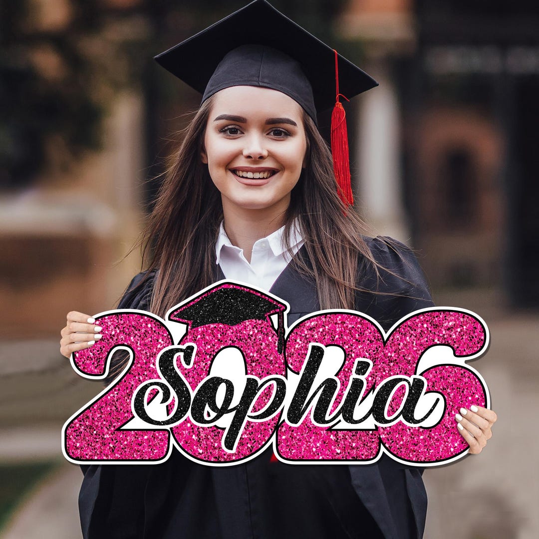 Personalized 2026 Graduation Sign, PVC Custom Name Senior Graduation ...
