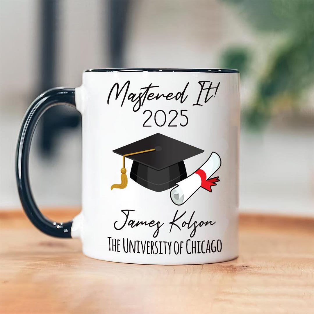 Personalized Graduation Mug, Graduation Gift, Custom Name, University ...