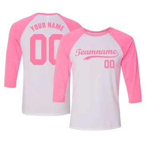 Custom Baseball Raglan Shirt Front-back Print, Personalized Raglan ...