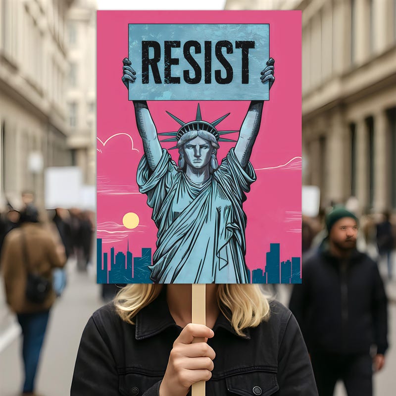 Resist Signs to Hold - Etsy