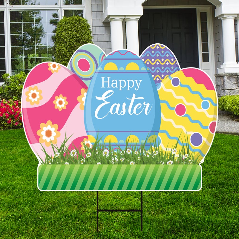 Easter Yard Signs - Etsy
