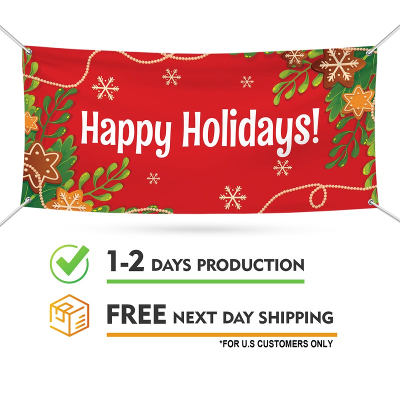 Holiday Banner - Etsy
