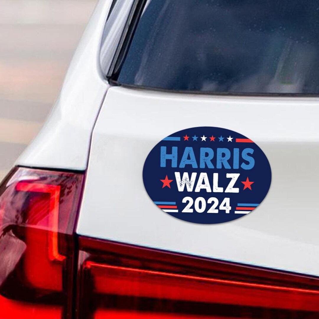 Harris Walz 2024 Obviously Car Magnet, Harris for President 2024 ...