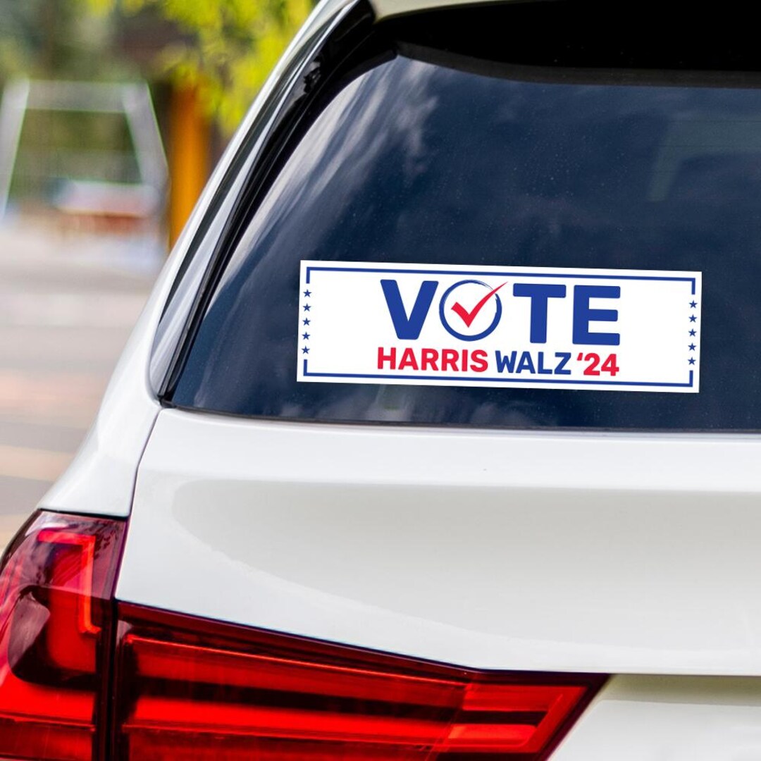 Harris Walz 2024 Sticker Vinyl Decal, Harris for President 2024 Vinyl ...