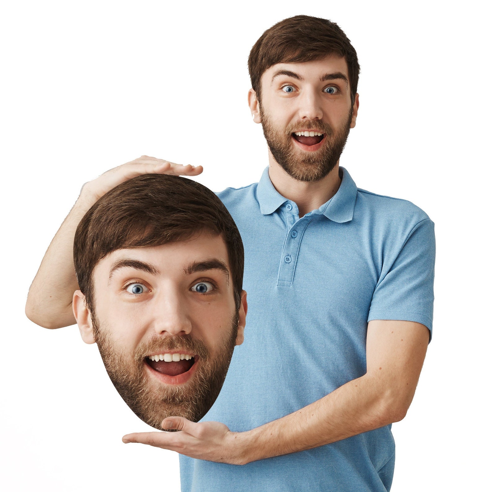 Custom Big Head Face Cutouts, Wedding Heads, Bachelorette Groom Face ...