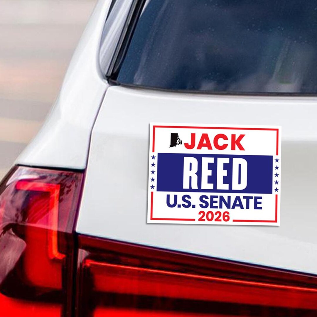 Jack Reed for Rhode Island Senate 2026 Car Magnet - Vote Jack Reed ...