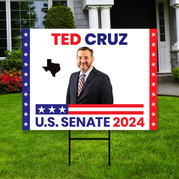 Ted Cruz Yard Sign - Etsy