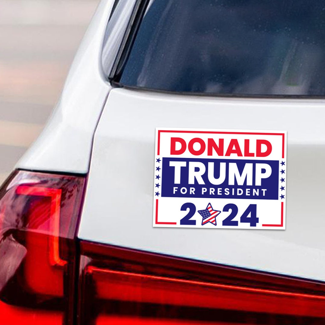 Donald Trump 2024 Car Magnet, Trump 2024 Magnet, President Election 2024 Sign, Donald Trump for ...
