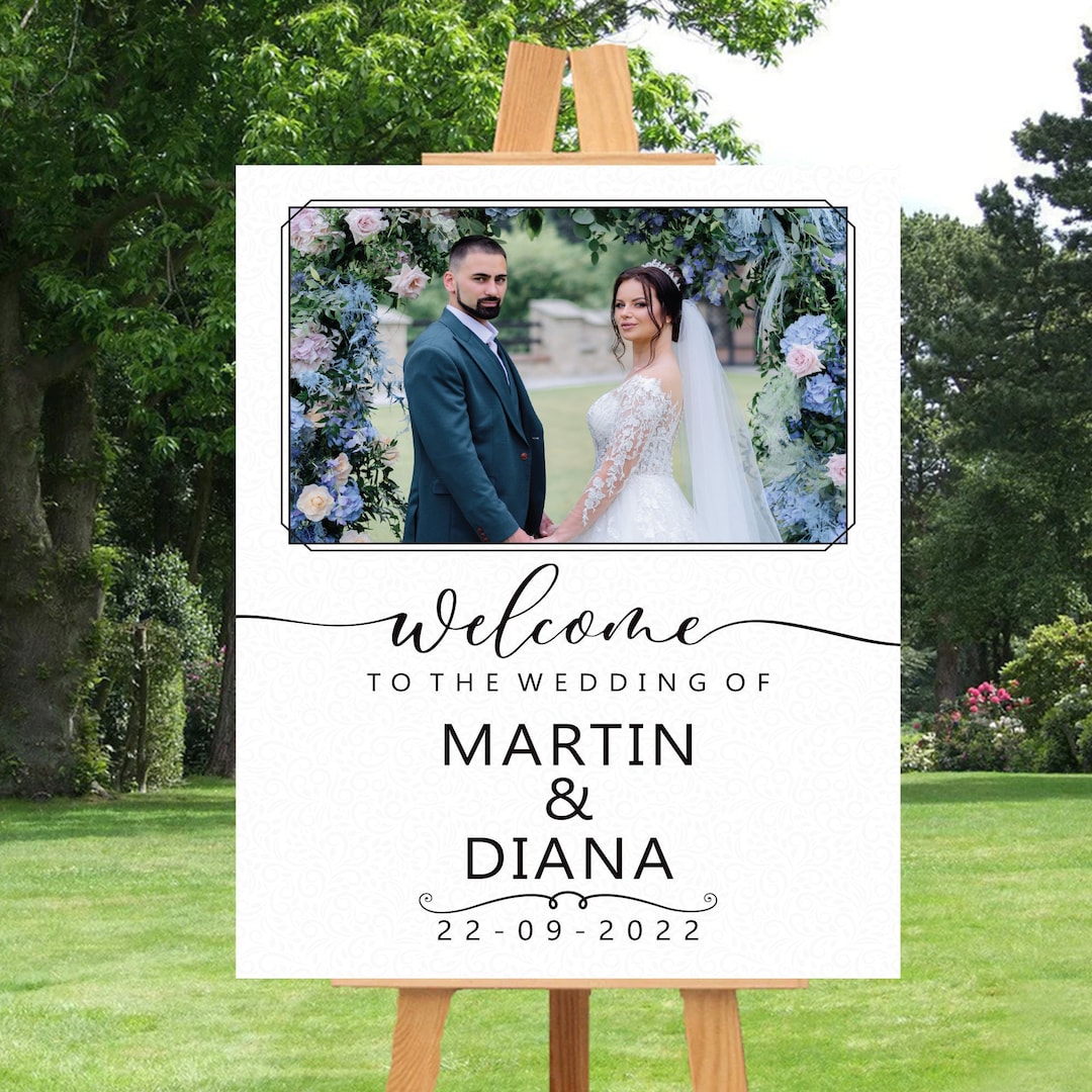 Custom Wedding Foam Board Poster Sign, Wedding & Event Custom Printing ...