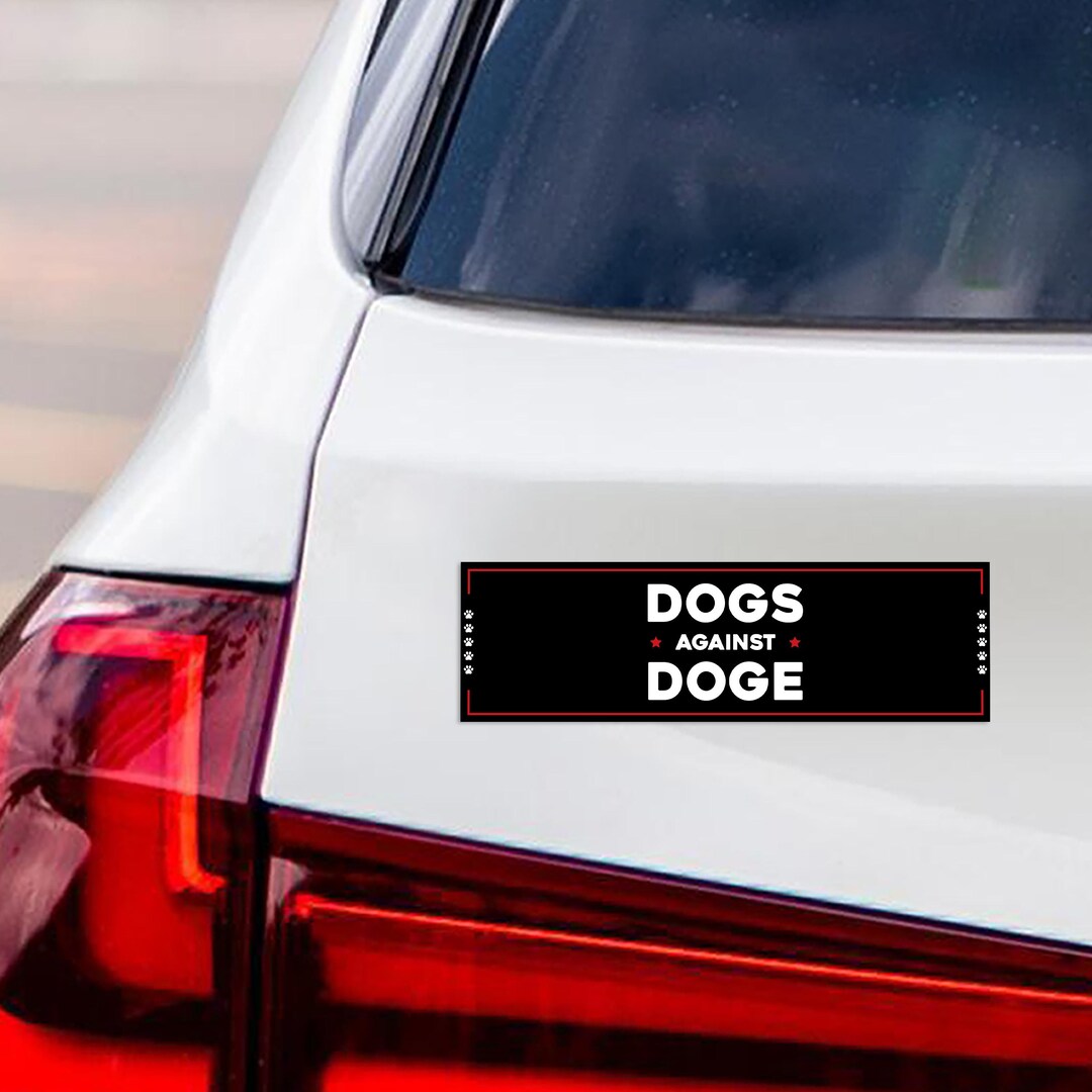 DOGS AGAINST DOGE Magnet, Resist Hate Magnet, Anti-trump, Resist Racism ...
