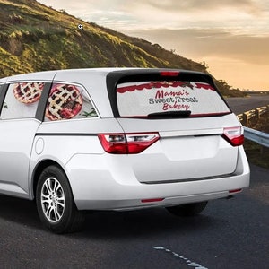 Custom Window Perforated Vinyl Decal Sticker, One Way Vision See ...