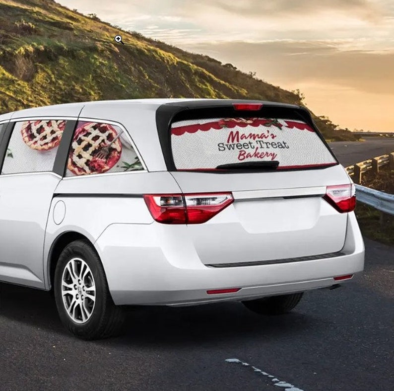 Custom Window Perforated Vinyl Decal Sticker, One Way Vision See ...