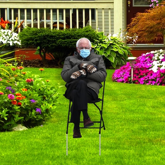 Bernie Sanders Chair Mittens Yard Sign 18 X 24 - Etsy