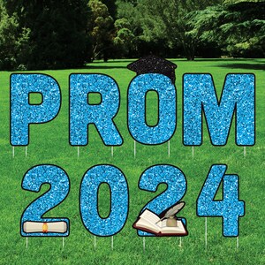 Prom 2024 Graduation Yard Sign Letters, Prom Graduation Yard Cutouts ...