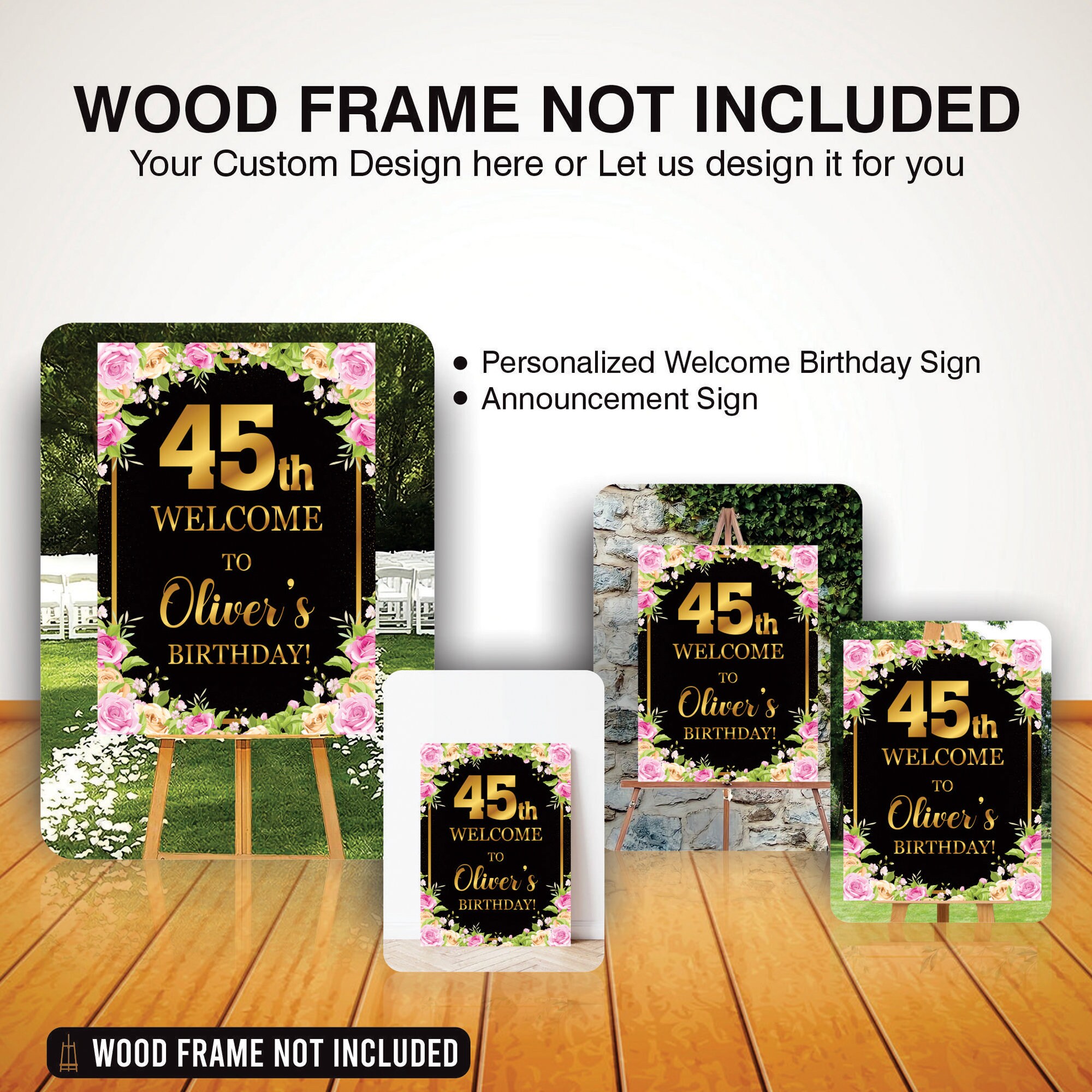 Custom Birthday Foam Board Poster Sign Birthday Event Custom - Etsy