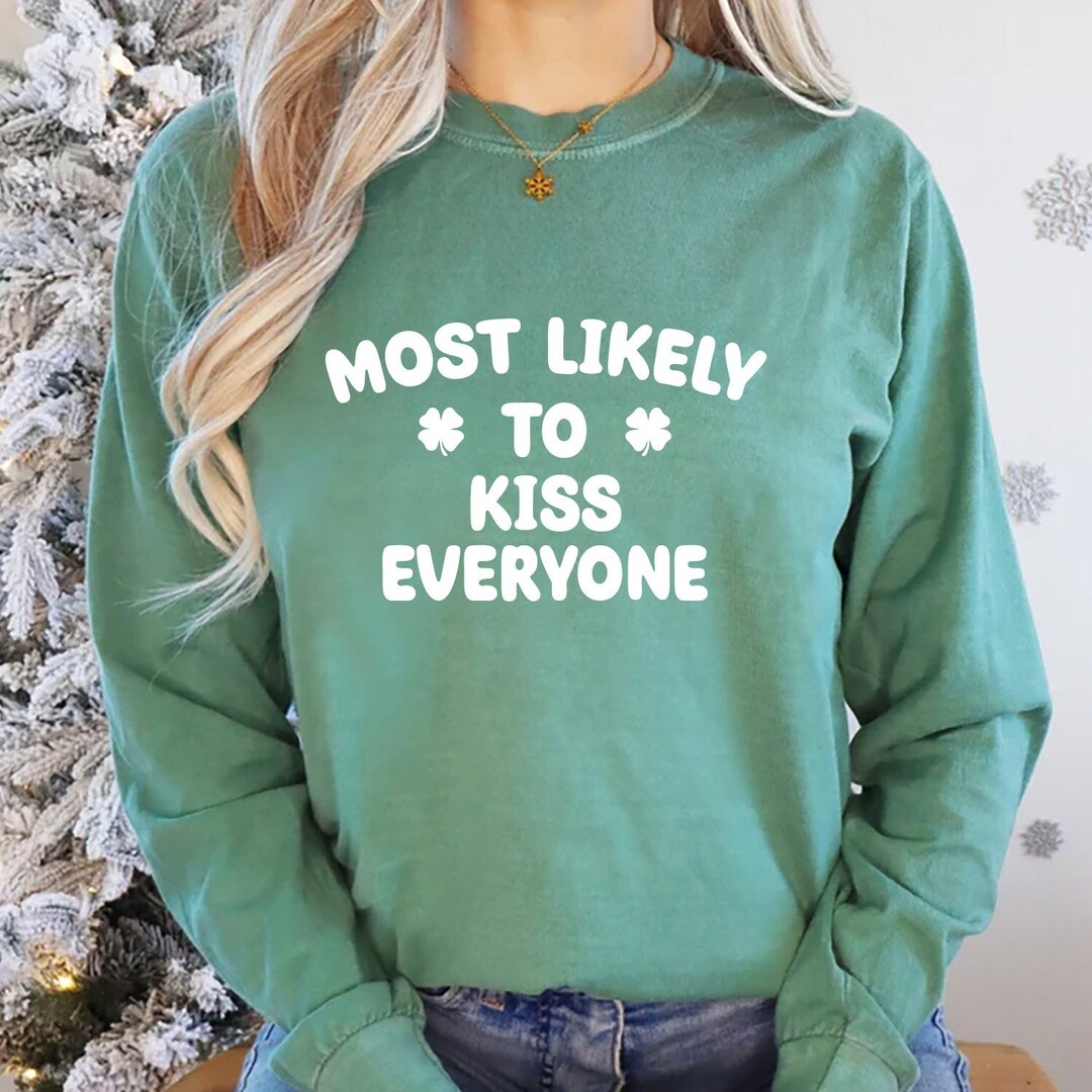 Custom Most Likely to St Patrick's Day Long Sleeve Shirt, Family ...